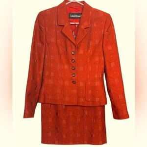 Louis Feraud | Jackets & Coats | Louis Feraud Vintage Wool Blend Lined ...